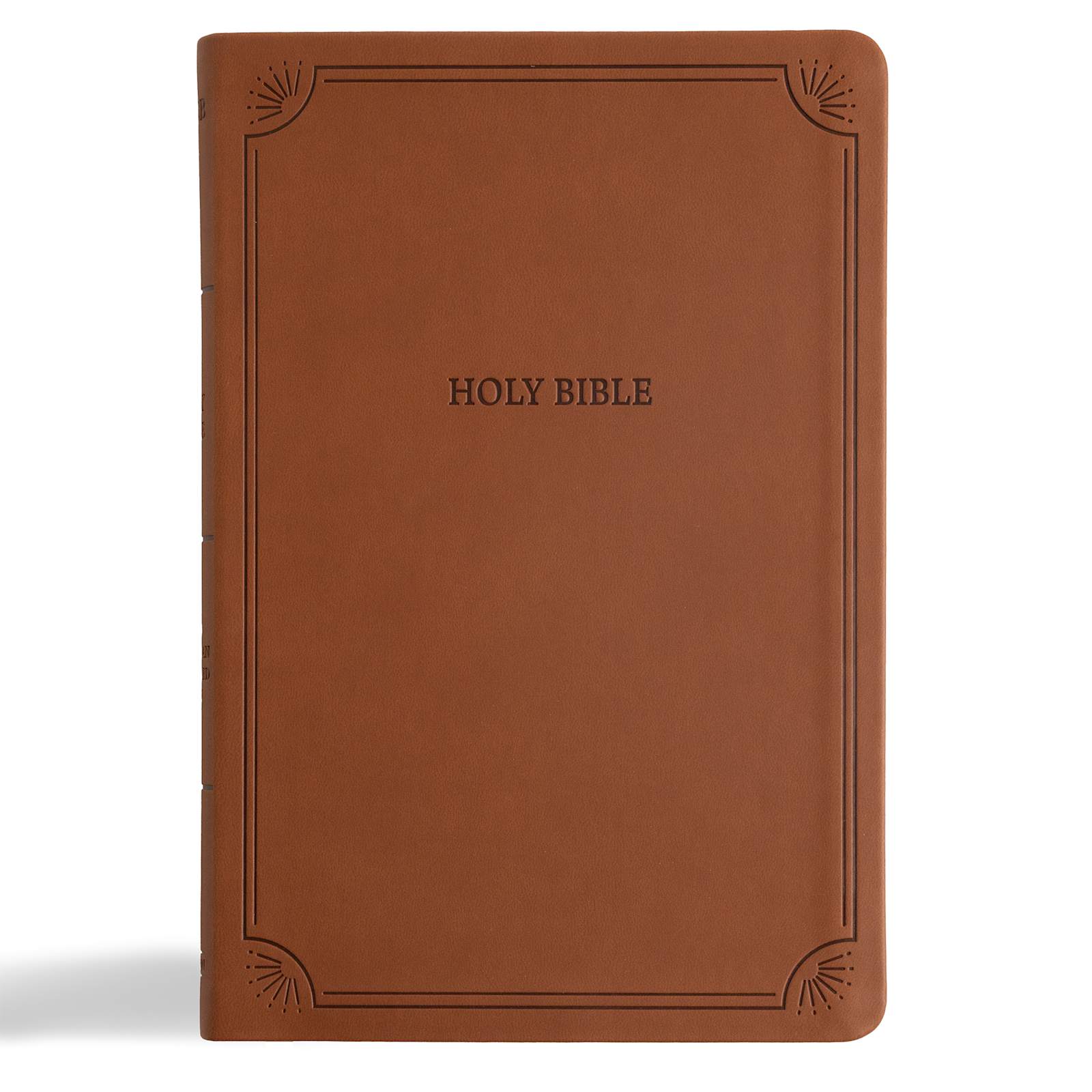 NASB Large Print Thinline Bible, Value Edition, Brown LeatherTouch - B ...