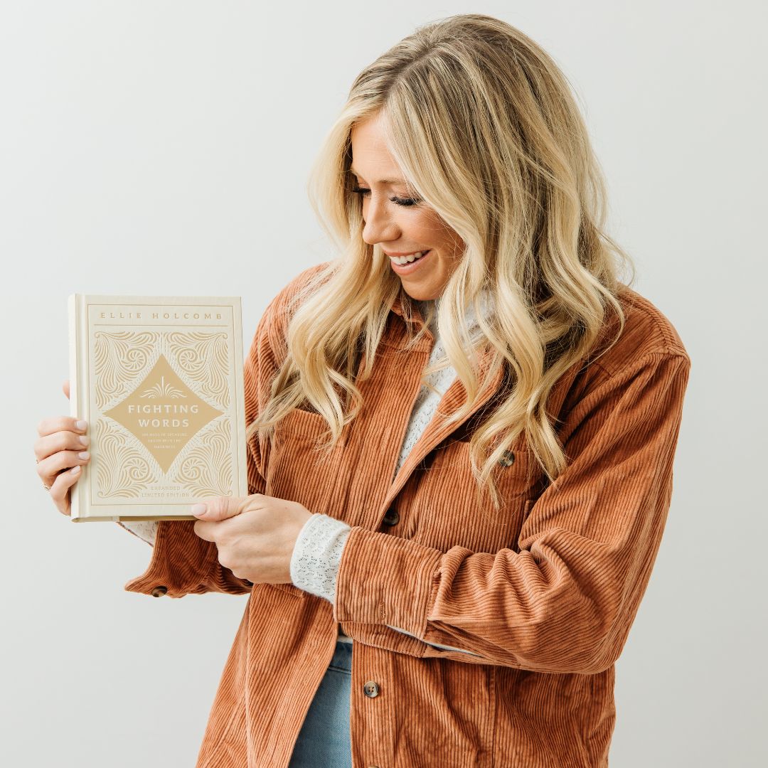 Ellie Holcomb Fighting Words Book - B&H Publishing