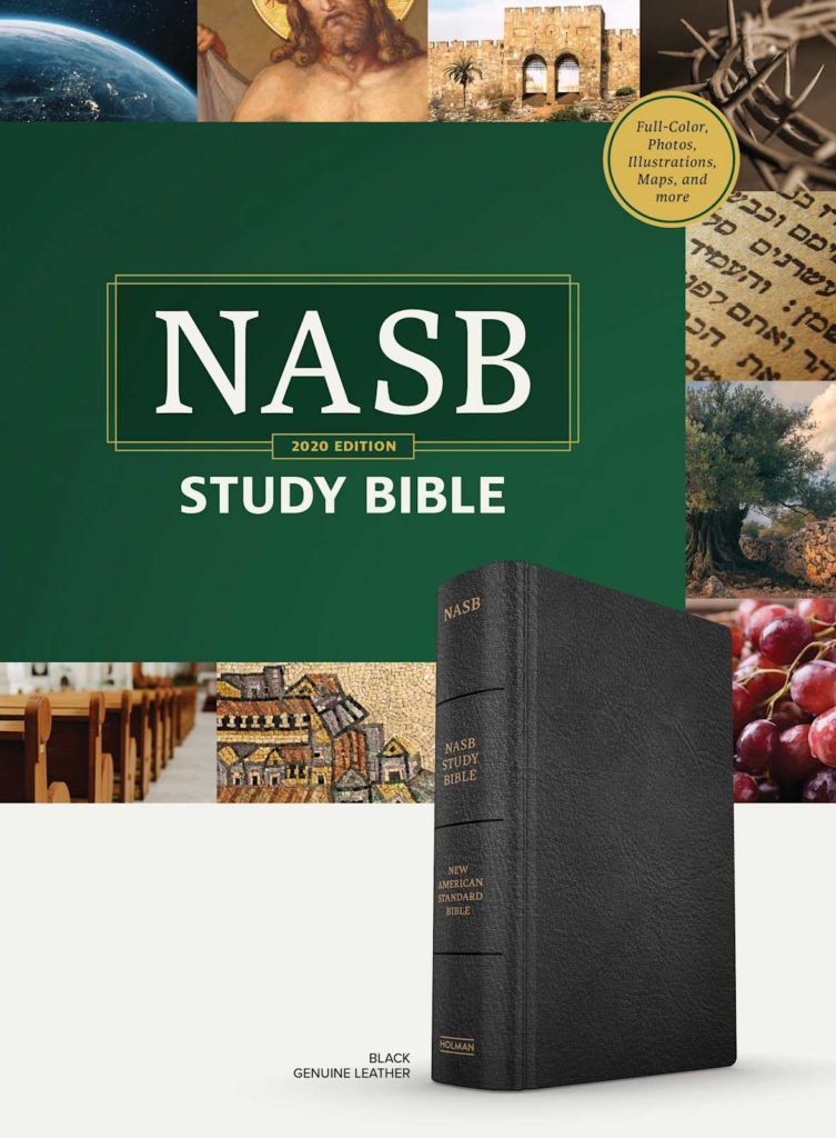 NASB Study Bible, Black Genuine Leather - B&H Publishing